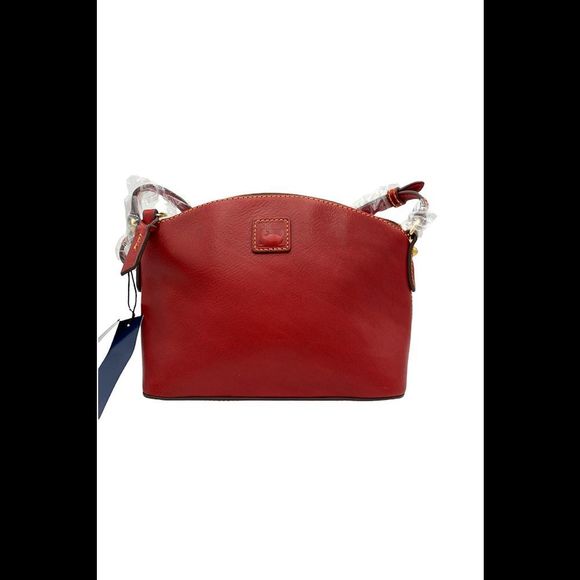 Dooney & Bourke | Bags | Dooney Bourke Florentine Leather Suki Crossbody Red | Poshmark